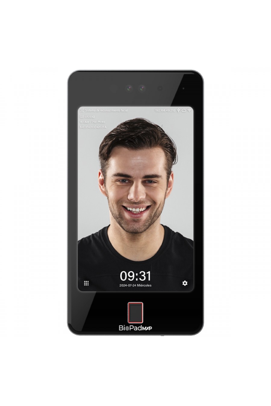 TABLETA BIOMÉTRICA MULTIFUNCIONAL BIOPAD CON SENSOR DE HUELLA, LECTOR ...